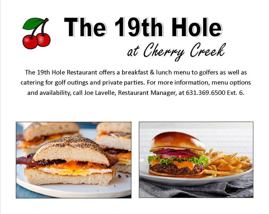 The 19th Hole Restaurant - Cherry Creek Golf Links