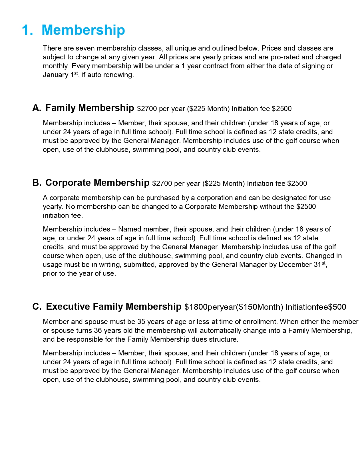 Membership Packet - Lakeview Golf and Country Club