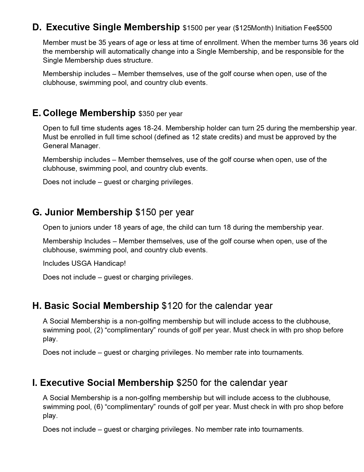 Membership Packet - Lakeview Golf and Country Club