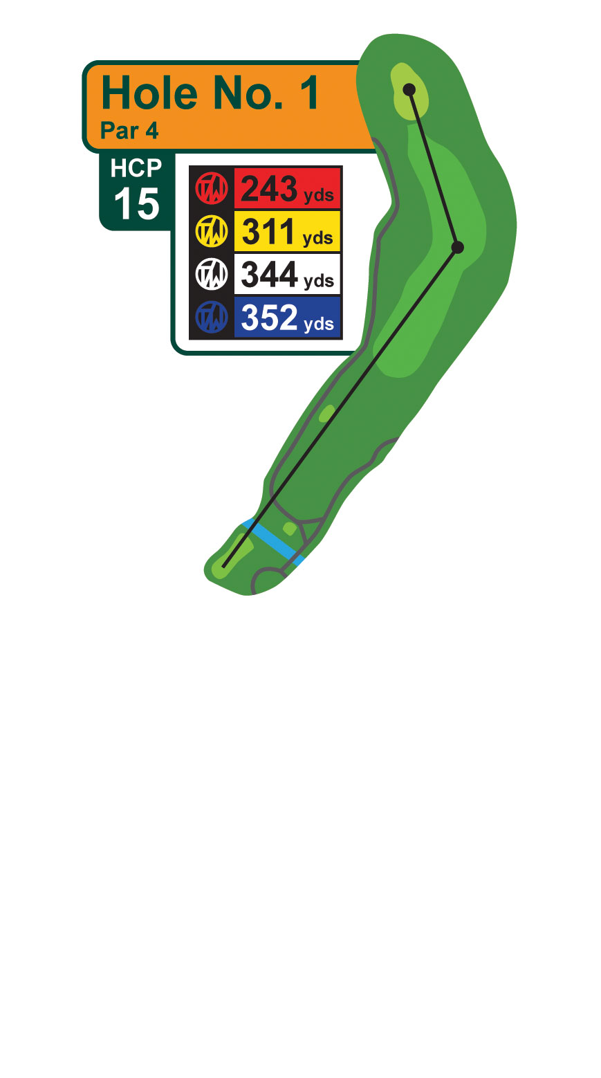 Hole by Hole Layout - Tanglewood Golf Course