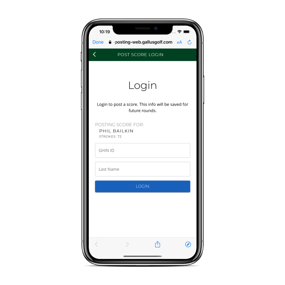 New App Feature: Post Directly to GHIN - Stonebridge Golf Club