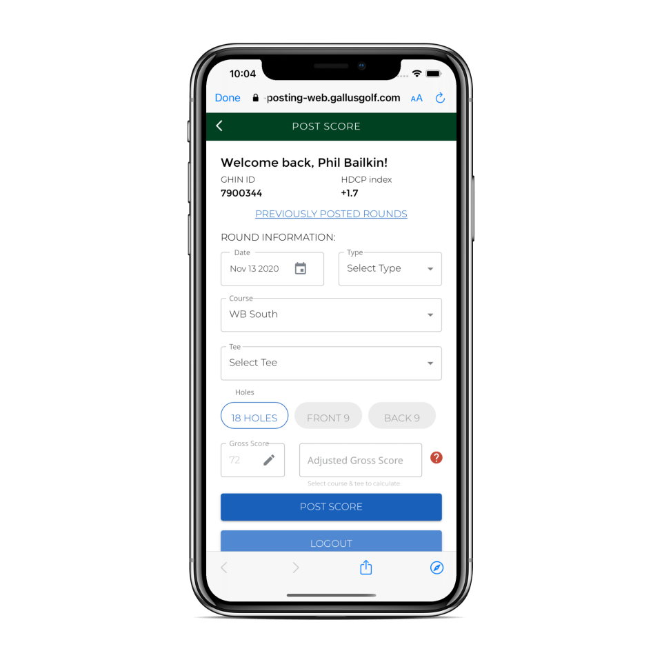 New App Feature: Post Directly to GHIN - Stonebridge Golf Club